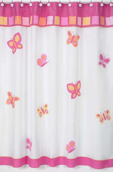 Jojo Designs Shower Curtain Butterfly Timely Buys