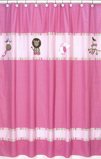 Jojo Designs Shower Curtain Jungle Friends Timely Buys